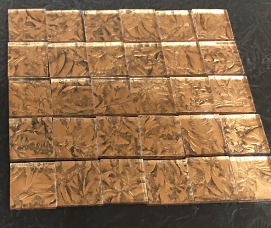 SHEET Bronze Gold Van Gogh Stained Glass Supply V03 - Etsy