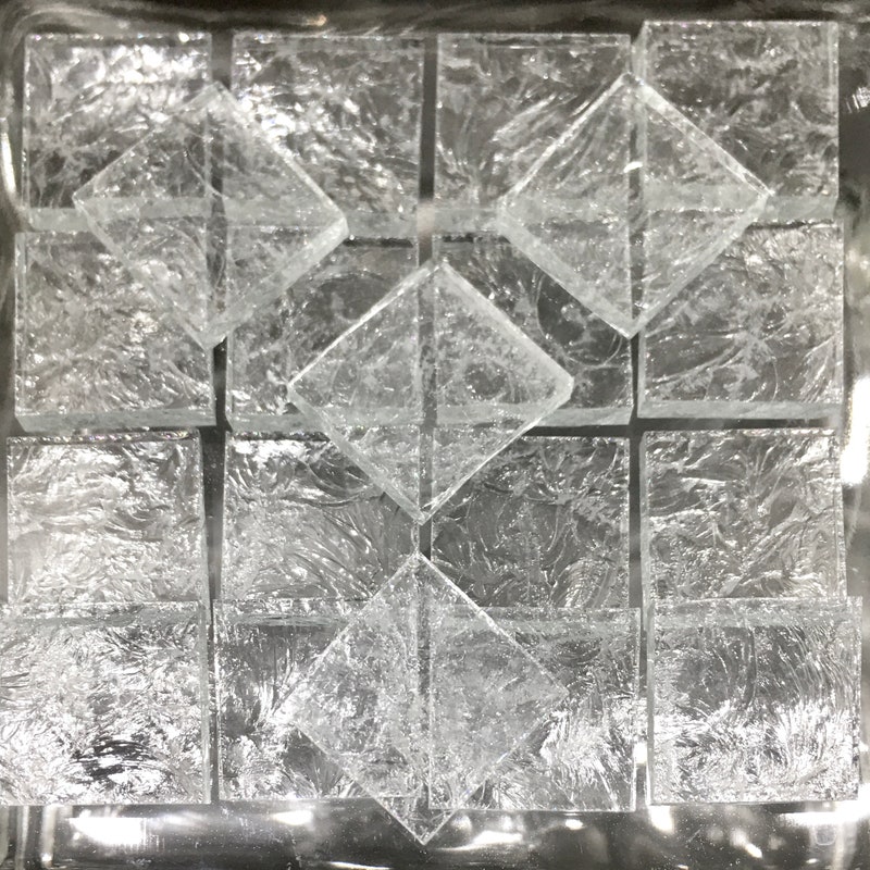 Clear Glass Tiles - Etsy