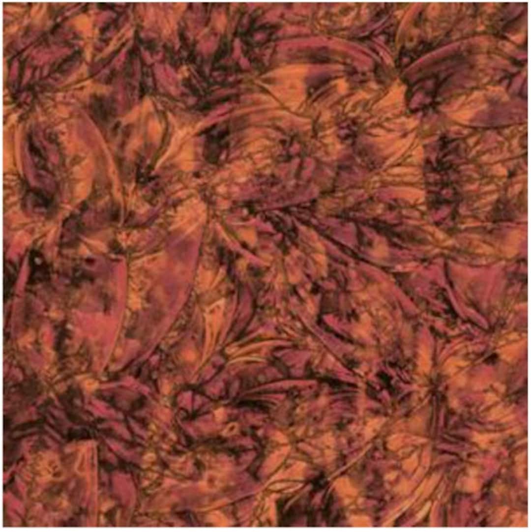 Copper Red Van Gogh Stained Glass Sheet Supply V17 - Etsy