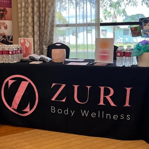 Custom Table Throw Personalized Table Cloth With Logo - Etsy