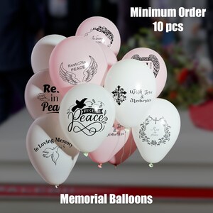 Custom Memorial Balloons for Condolence Angel Balloon With - Etsy