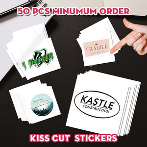 Custom Stickers Bulk Logo Stickers Business Stickers Postage Labels Die ...