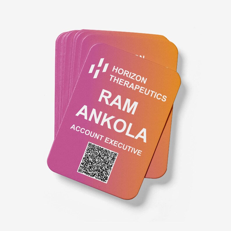 Custom Id Badge With Name Tags and Photo Personalize | Etsy Canada