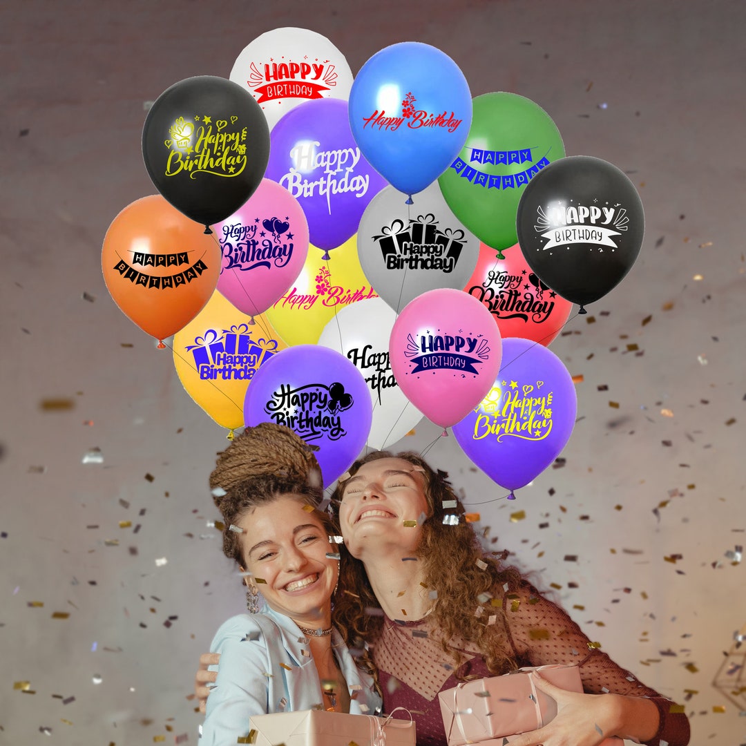 Custom Happy Birthday Balloon With Name, Personalized Balloon for ...