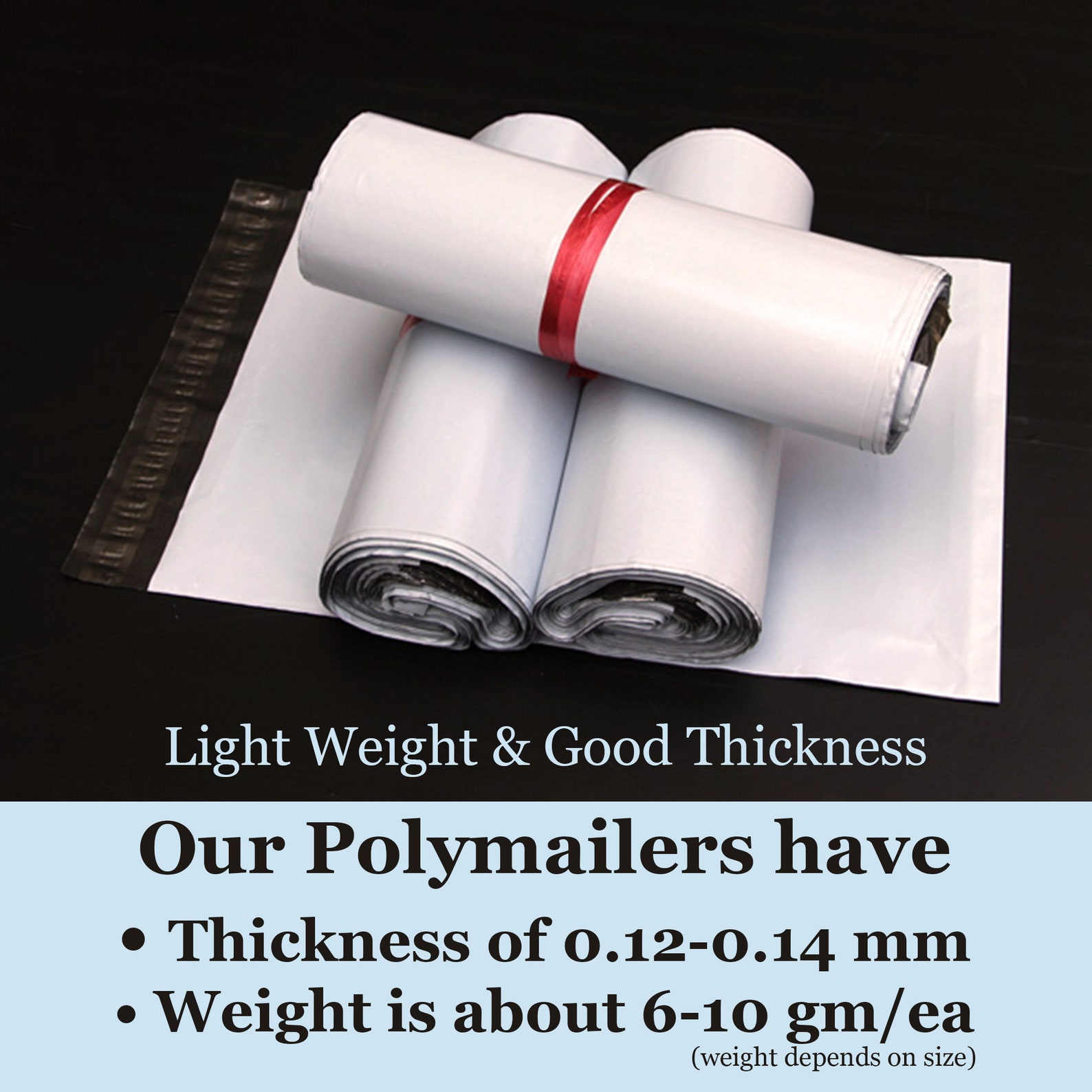 50-1000 PCS Custom Poly Mailers Bag Black Shipping Poly - Etsy