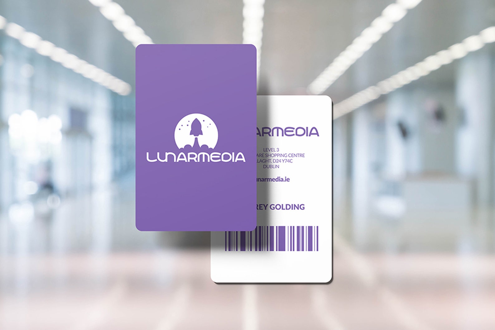 Company ID Card Design With Custom Text Photo ID Badges for - Etsy UK