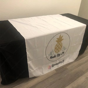 Custom Table Runner With Your Logo Rush Quick Turnaround for Craft ...