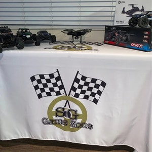 Custom Logo Tablecloth With Rush Deivery Options Personalized Table Throw With Your Logo for ...