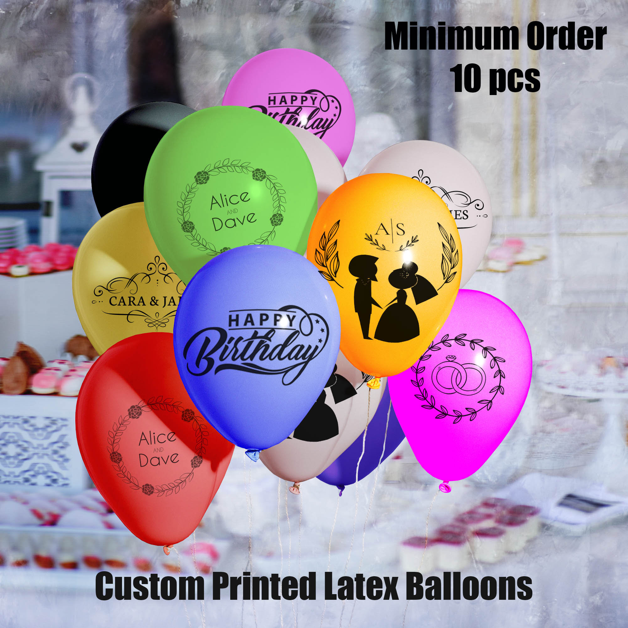 Your Name With Balloons