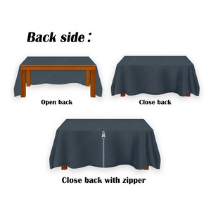 Custom Logo Tablecloth With Rush Deivery Options Personalized Table Throw With Your Logo for ...
