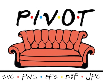 Friends Couch Svg | Etsy