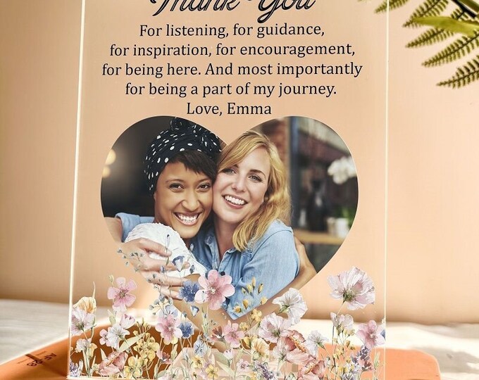 Thank You Job Appreciation Doctor Photo Gift Employee or Colleague ...