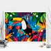 Toucan Painting by Numbers Color by Numbers Kit Tropical Forest ...