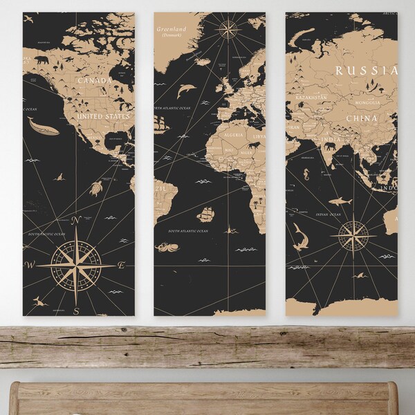 3 Panel Canvas - Etsy