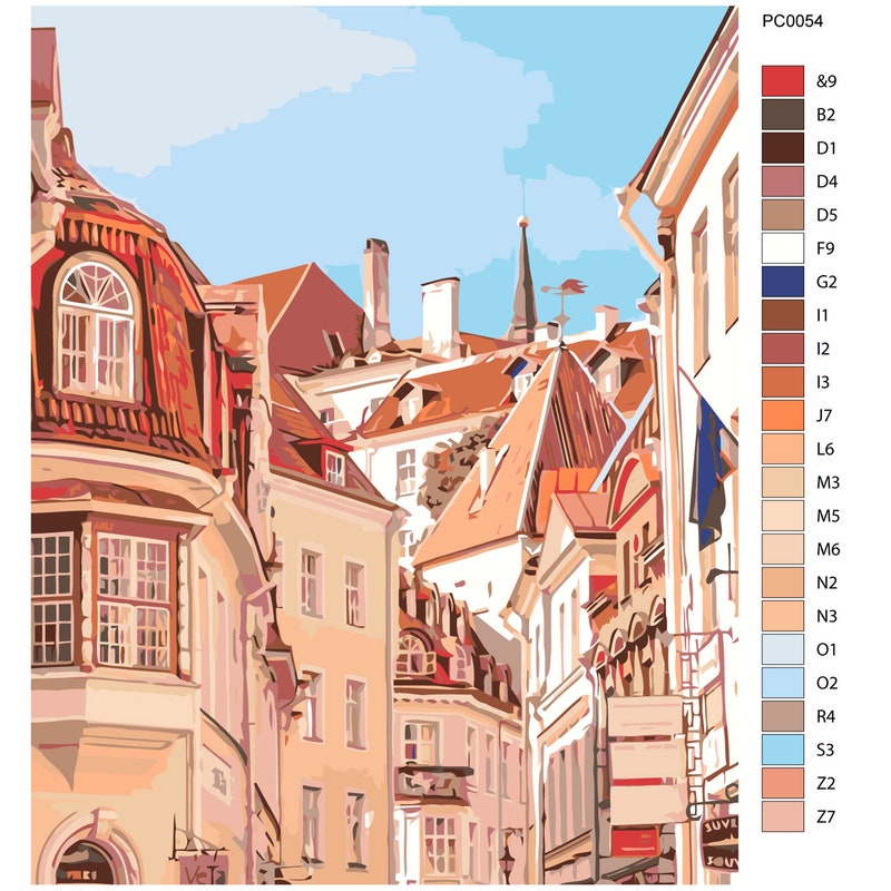 Paint by Numbers Cities - Etsy