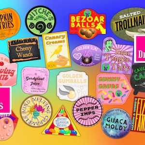 Magical Party Food Labels - Etsy