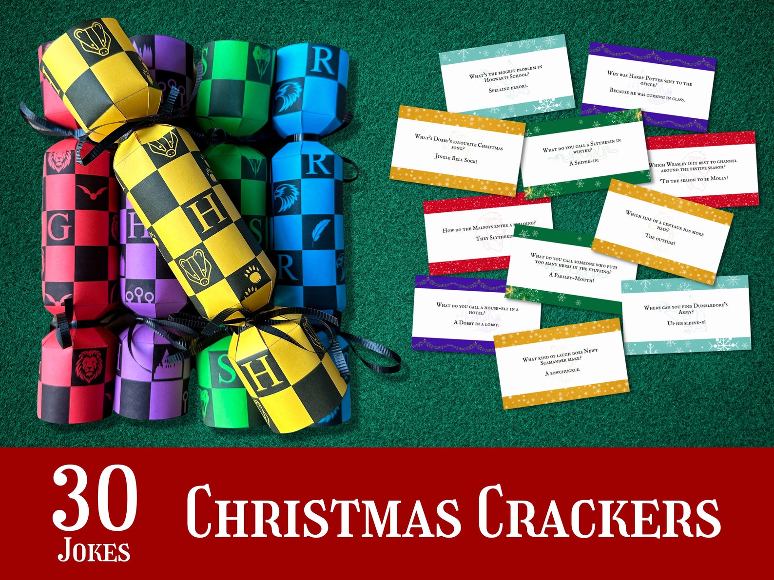 House Themed Printable Christmas Crackers - Etsy