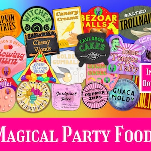 Magical Party Food Labels - Etsy