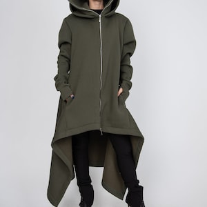 Cotton Maxi Jacket/coat/blanket Coat/cute Oversized Sweatshirt/loose ...
