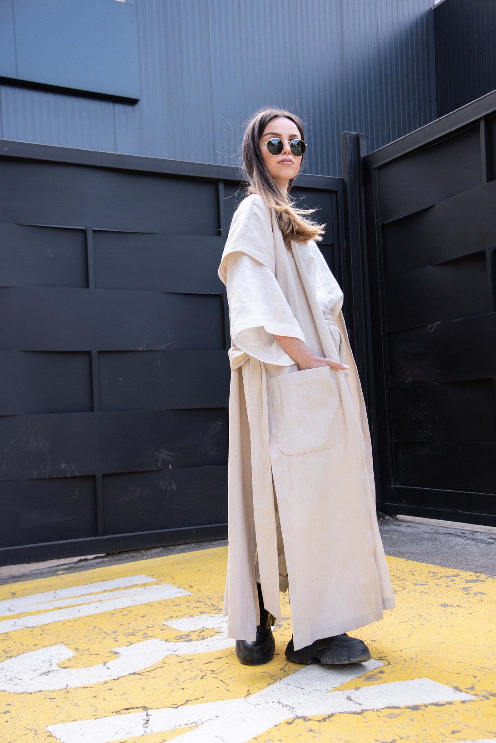 Handmade Linen Vest/Linen Vest With Pockets/Linen Kimono | Etsy