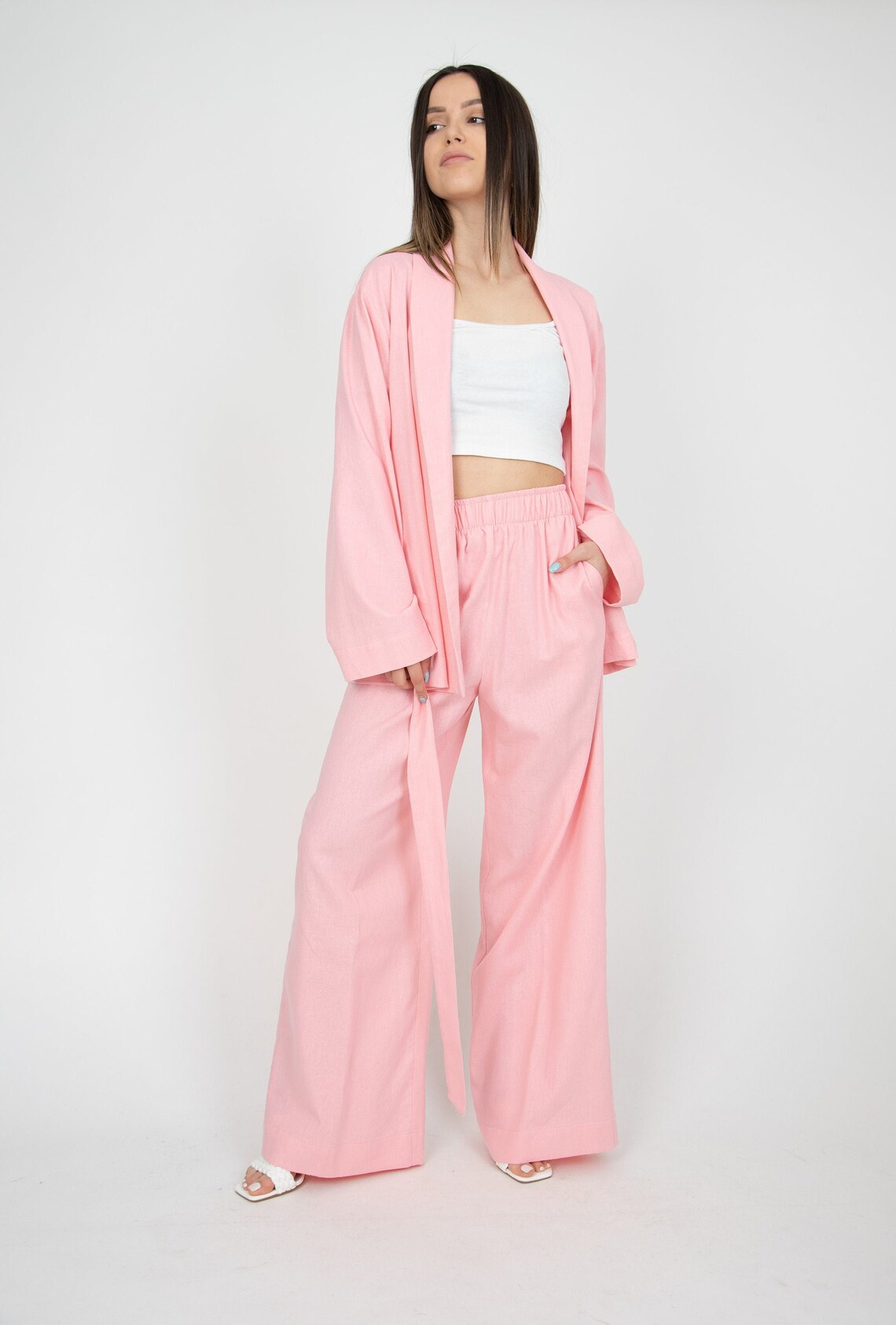 Loose Linen Pants/flowy Pants/elegant Pants/flax Pants/linen - Etsy