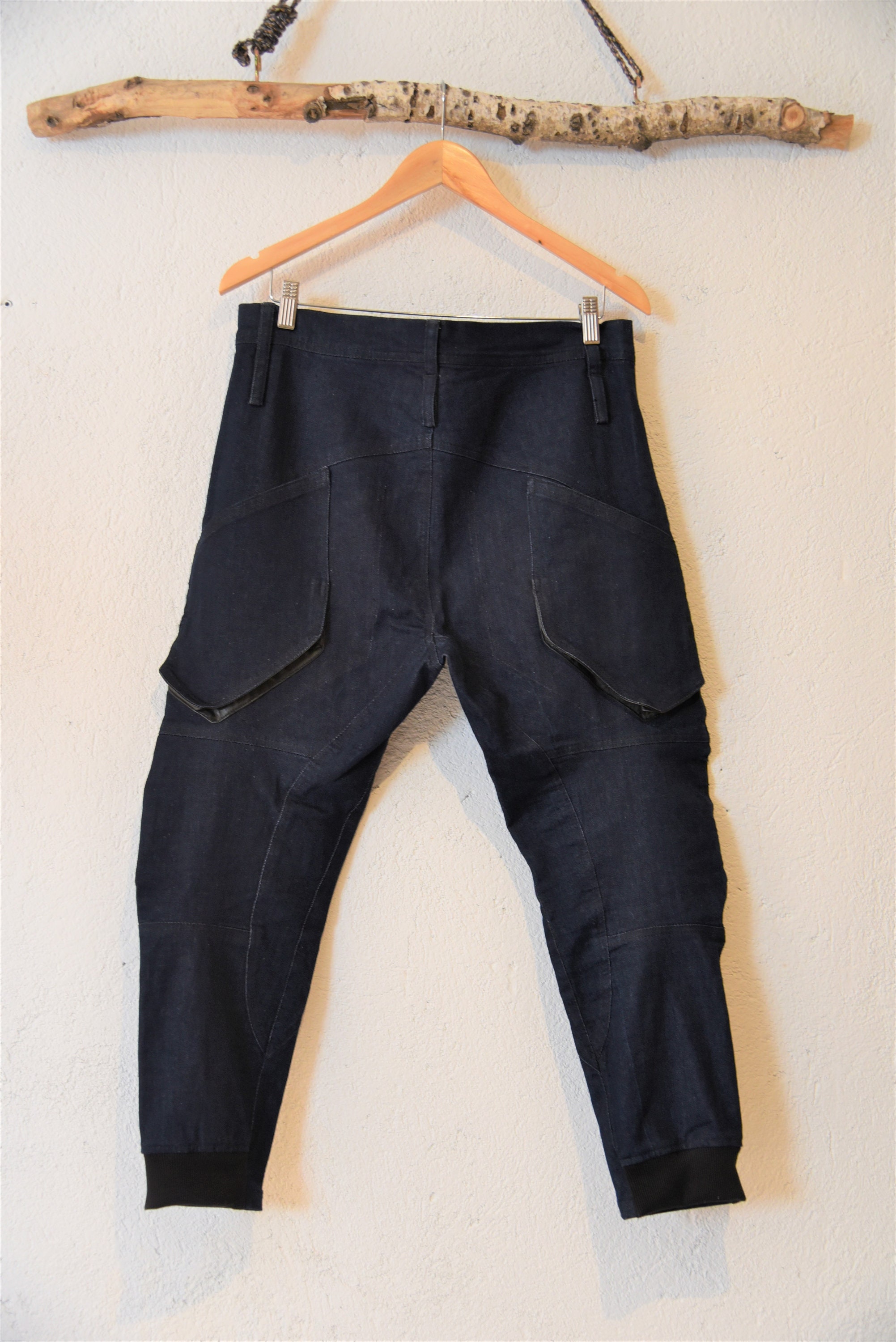 Men's Pants/streetwear Denim Pants/handmade - Etsy