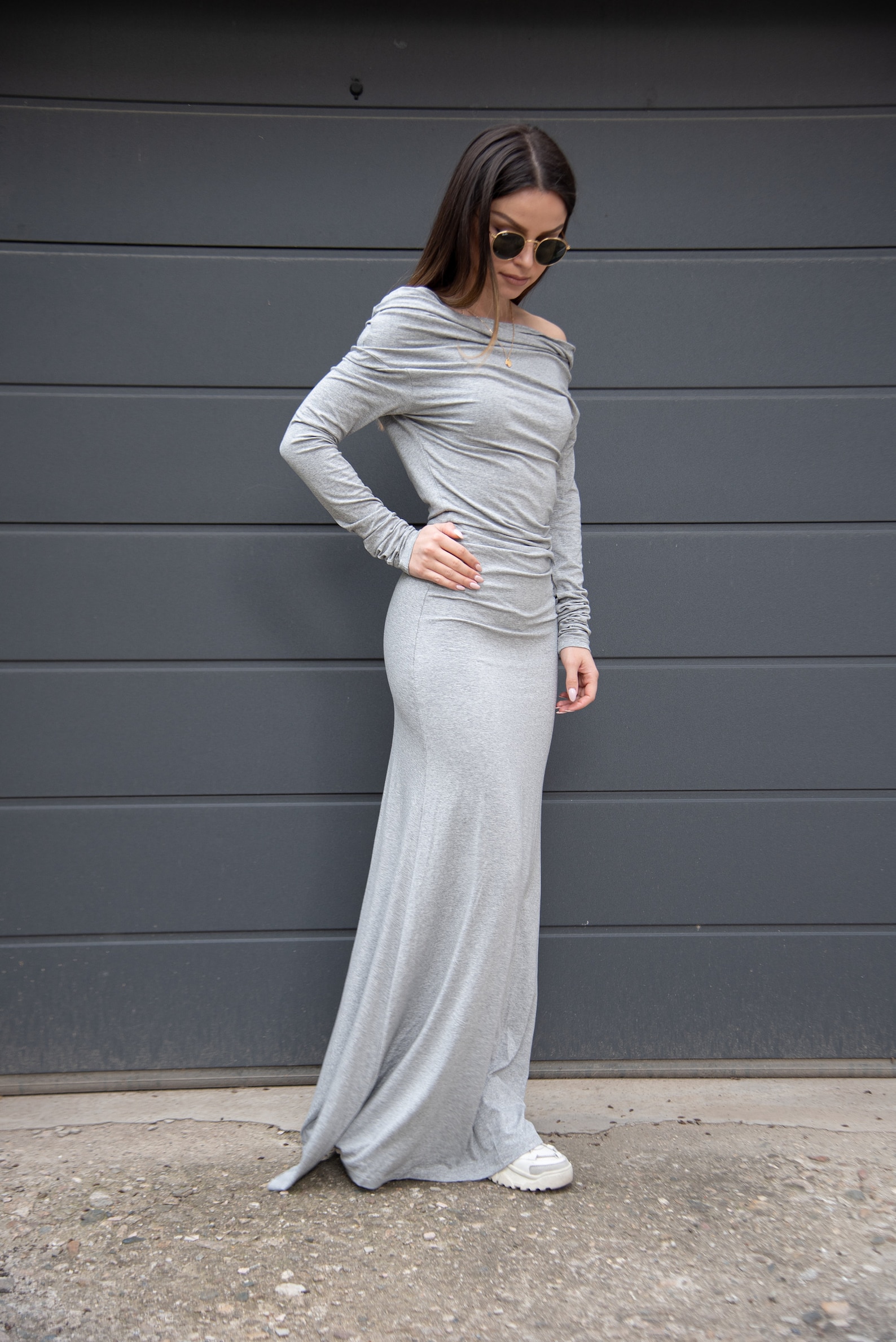 Evening Maxi Dress/Casual Maxi Dress/Cute Maxi Dress/Cotton | Etsy