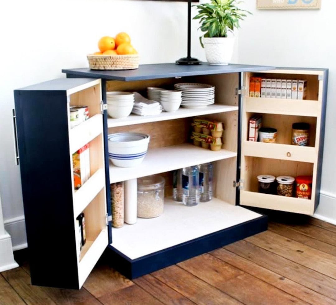 Mini Kitchen Pantry Mini Bar Station - Etsy