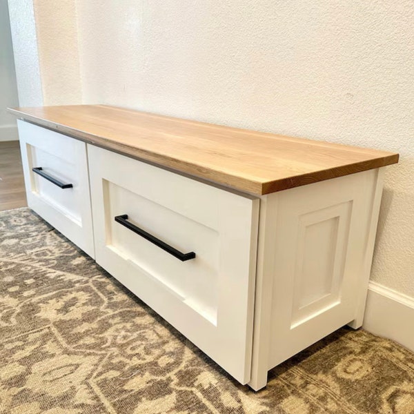 Entryway Bench With Storage - Etsy