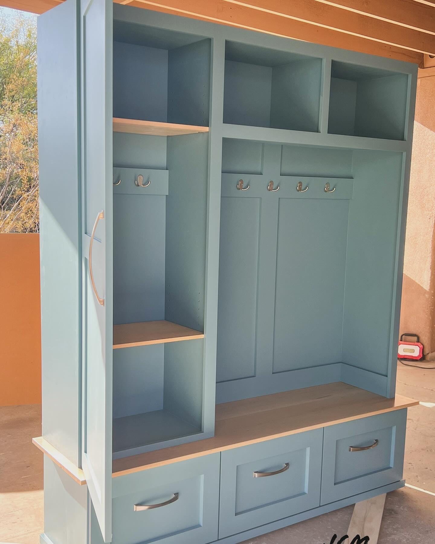 Hall Tree Cabinet, Storage Locker, Entryway Storage Bench - Etsy