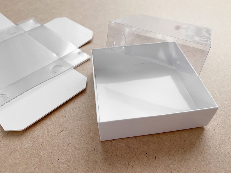 10 Pcs Favors and Gifts Boxes, Acetate Favors Box, Engagement Gift Box ...