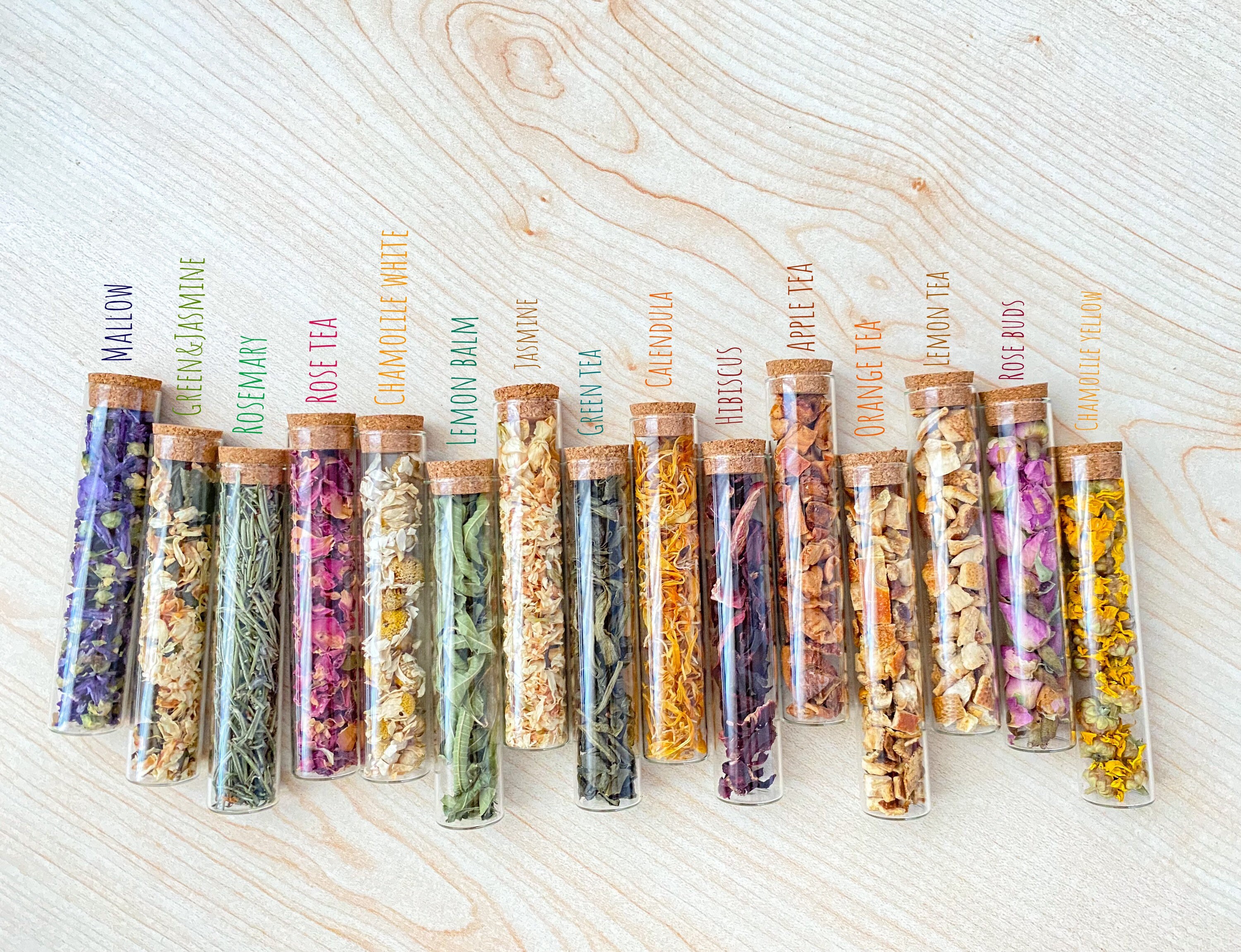 Personalized Herbal Tea Favors, Rustic Wedding, Bridal Shower - Etsy