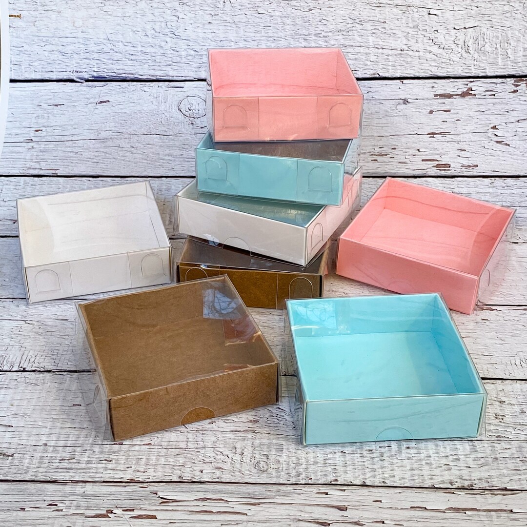 10 Pcs Favors and Gifts Boxes, Acetate Favors Box, Engagement Gift Box ...