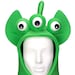 Foam Party Hats Alienhead Hat Alien Costume Hat Space Party Hat Area 51 ...