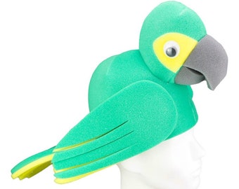 Foam Party Hats Parrot Headband Handmade Parrot Headband Parrot Party ...
