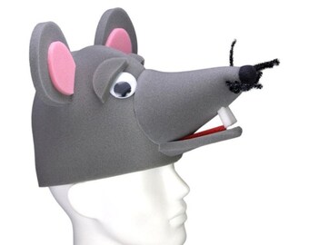 Mouse Costume Mask for Kids Mouse Ears Headband/hat - Etsy