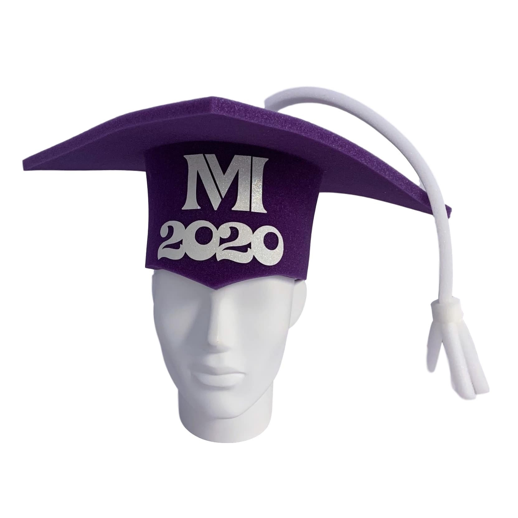 Foam Party Hats Custom Graduation Cap Class of 2020 | Etsy