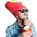 Foam Party Hats French Fries Hat - Handmade Food Hat - Food Party Hat ...