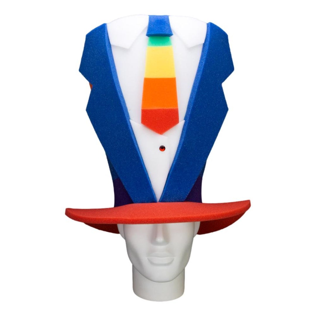 Foam Party Hats: Pride Suit Hat - Gay Pride Hat - LGBTQ Clothing Hat ...
