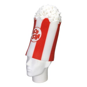 Foam Party Hats Popcorn Hat - Popcorn Bag Hat - Ready to Popcorn Hat ...
