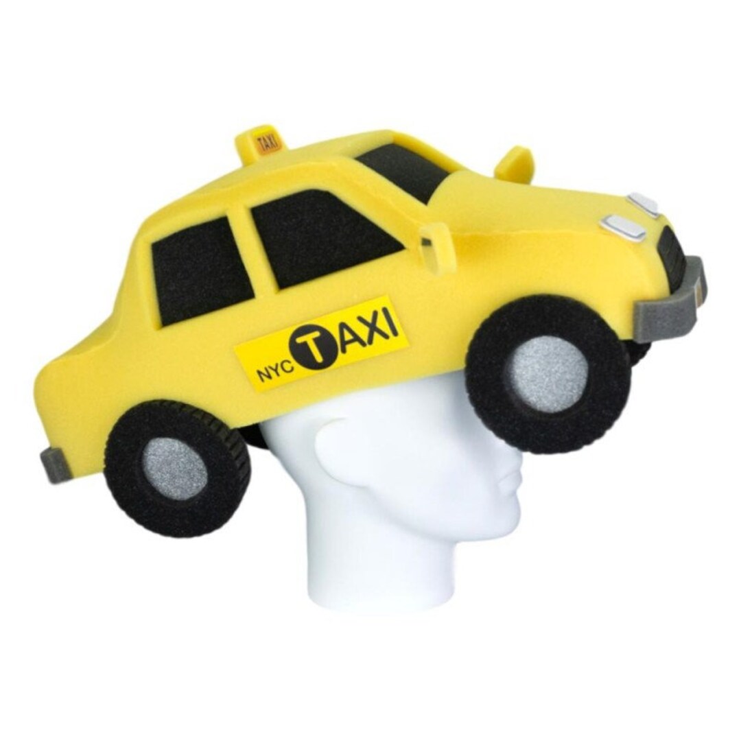 Foam Party Hats Taxi Hat - Taxi Driver Hat - New York Taxi Hat - Crazy ...