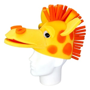 Foam Party Hats Giraffe Hat Giraffe Gift Hat Giraffe Art Hat Safari ...
