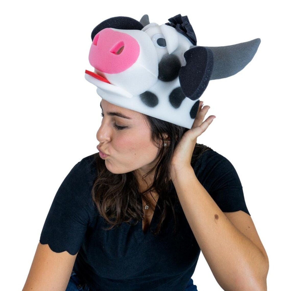 Foam Party Hats Cow Hat Handmade Cow Hat Cow Gift Party - Etsy