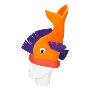 Foam Party Hats Open Mouth Fish Hat 2 - Nautical Deco Fish - Beach Deco ...