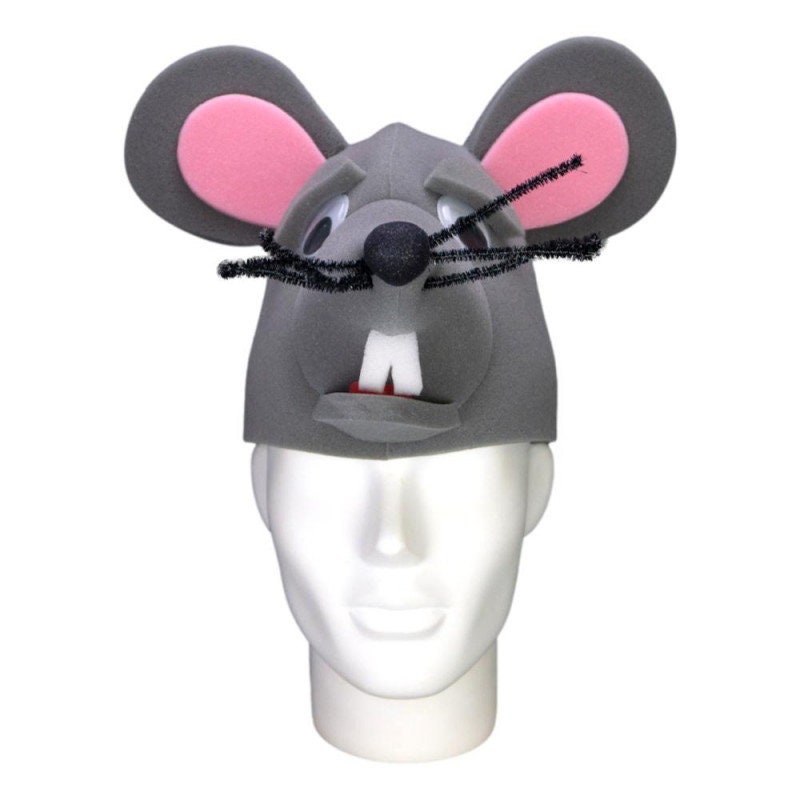 Foam Party Hats Mouse Hat Animal Hat Handmade Animal Hat - Etsy
