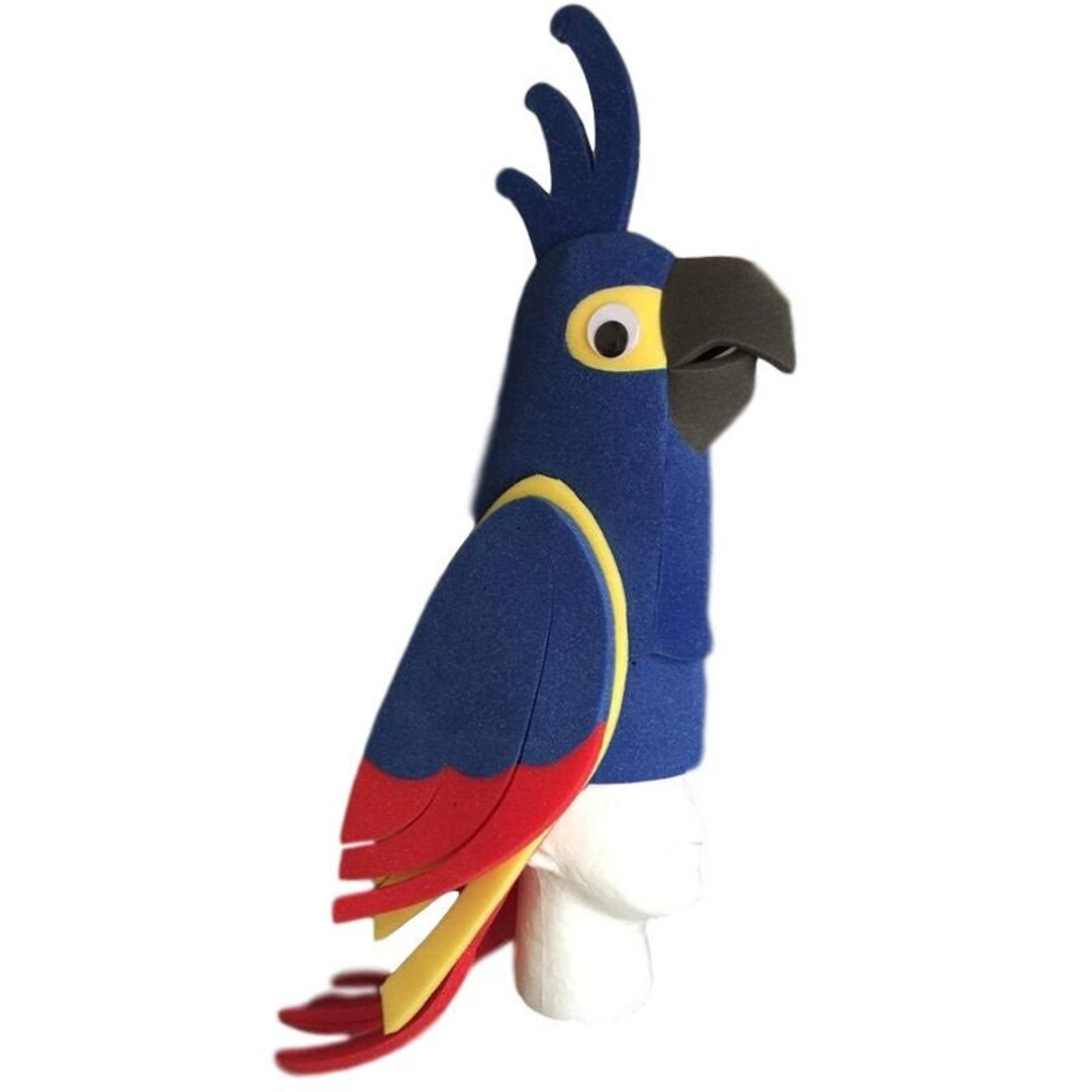 Foam Party Hats Rio Macaw Hat Tropical Bird Hat Macaw - Etsy