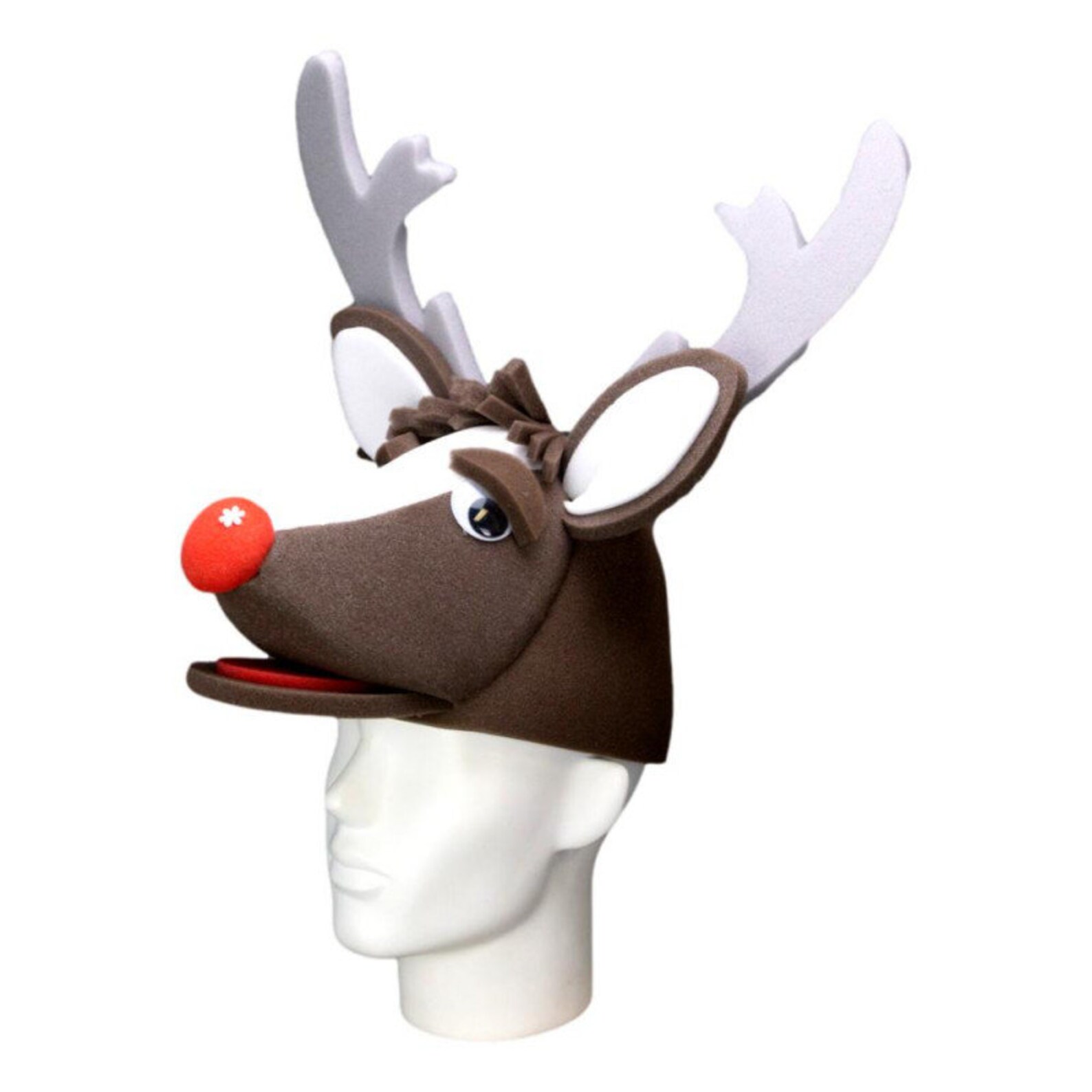 Foam Party Hats Rudolph the Reindeer Hat - Deer Costume Hat - Christmas ...