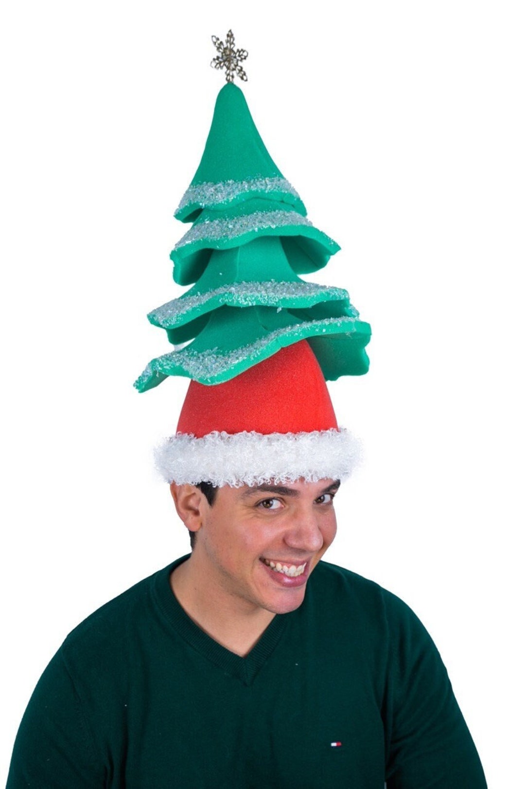 Foam Party Hats Christmas Tree Hat - Christmas Party Hat - Christmas ...