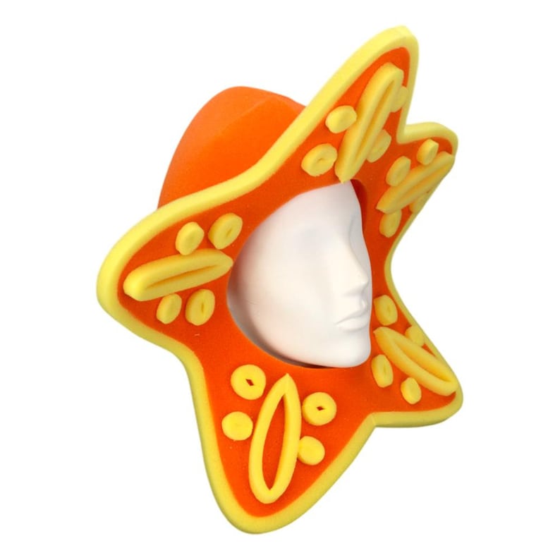 Foam Party Hats Starfish Hat Handmade Starfish Hat | Etsy