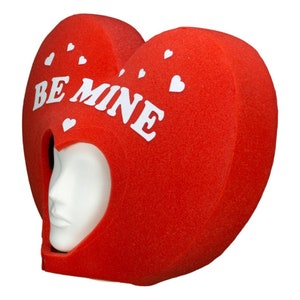 Foam Party Hats Red Heart Valentine’s Day Hat - St Valentines Day Hat ...